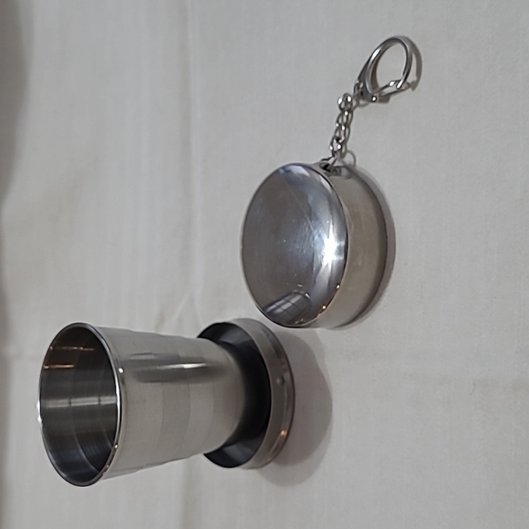 Other | Collapsible Cup Metal Telescopic Keychain | Poshmark